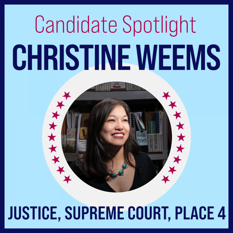 Candidate Spotlight: Judge Christine Vinh Weems – Democratic Party of ...